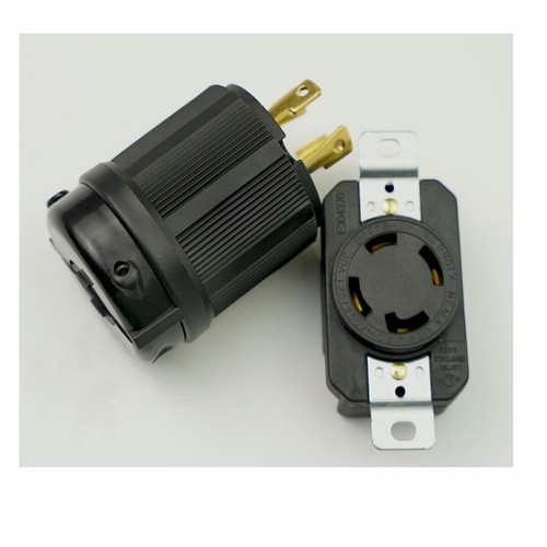 1PCS Male & Female Receptacle Generator RV AC Plug & Socket L14-30 30A ...