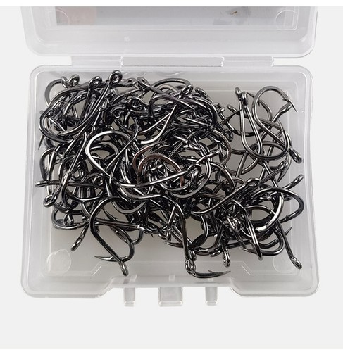 1200 Pcs /Box Small Fishing Hooks Assorted 12 Sizes Strong Sharp Fish ...