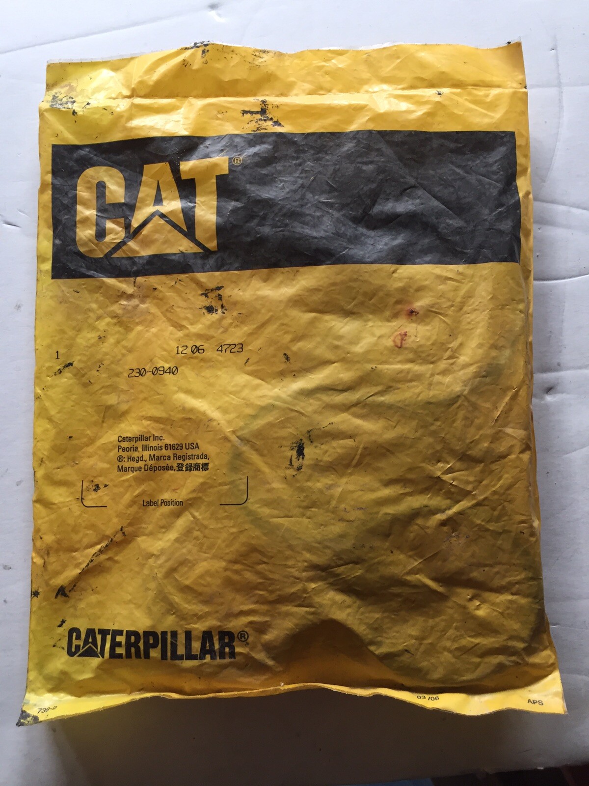 Caterpillar Oem Seal 230-0940. Cat Factory Seal 2300940. | eBay