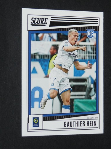#24 GAUTHIER HEIN AJA AJ AUXERRE PANINI FOOTBALL SCORE CARD 2022-2023 ...