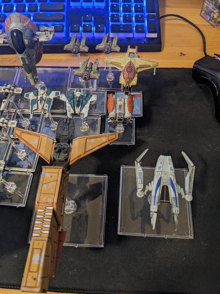 X-wing miniatures Scum Ship Collection Bases and Ships Only | eBay