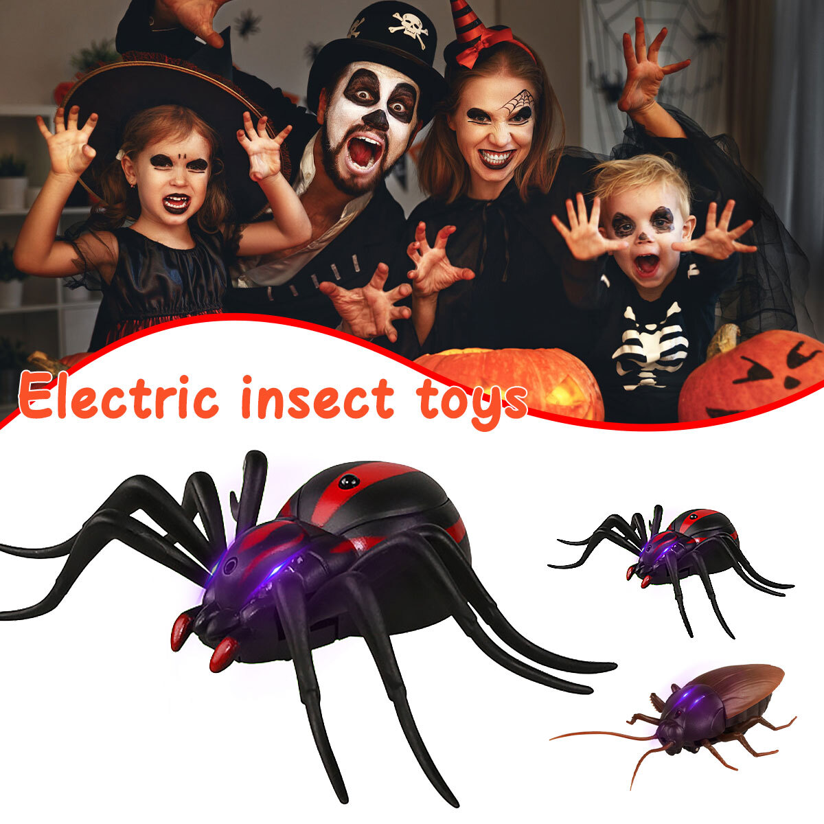 Remote Control Insects Remote Control Spider Toy Electric Realistic ...