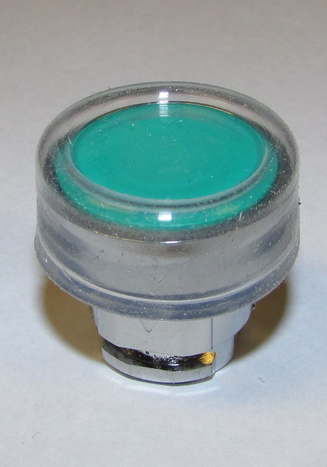 SCHNEIDER ELECTRIC ZB4 BPA3 GREEN Non Ilum Rubber Booted Push Button Operator | eBay