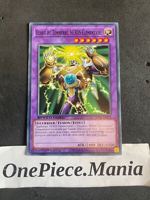Yu-gi-oh! Thunder Giant, Elemental Hero SGX1-FRA22 | eBay