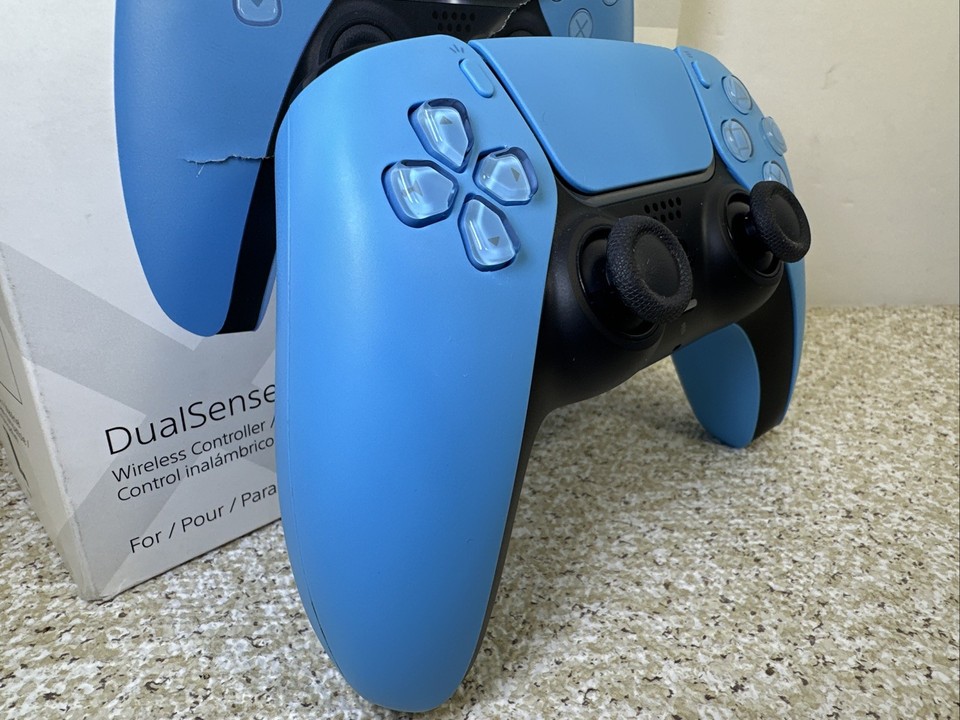 PlayStation 5 Dual Sense Wireless Controller Starlight Blue (CFI-ZCT1W ...