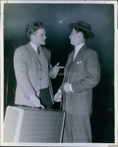 1945 Paul Hotel Bill Webster Jerry Spellman Suitcase 8X10 Historic ...