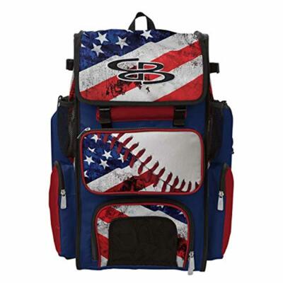 Boombah Superpack Baseball/Softball Bat Gear Bag Pack/Backpack, USA ...