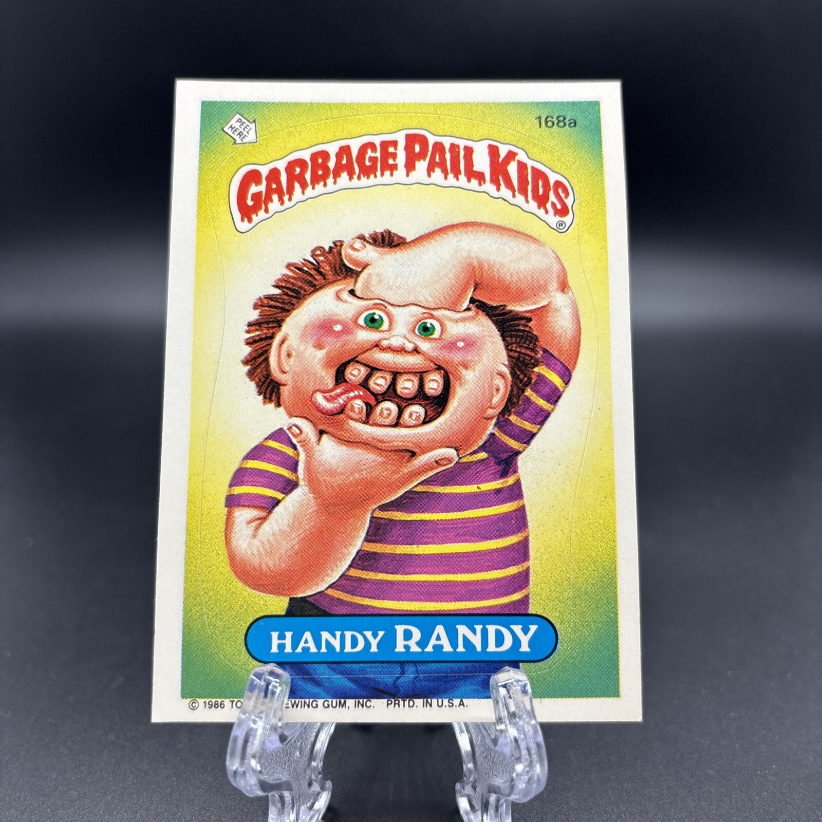 1986 Topps Garbage Pail Kids Handy Randy R33623 **READ DESCRIPTION** | eBay