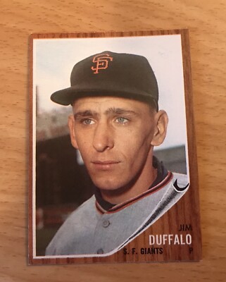1962 Topps #578 Jim Duffalo Giants Original Owner, Sharp Corners | eBay