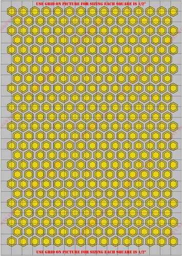 SHS1004HT Hexagon Vinyl High Temp Paint Mask Kit | eBay