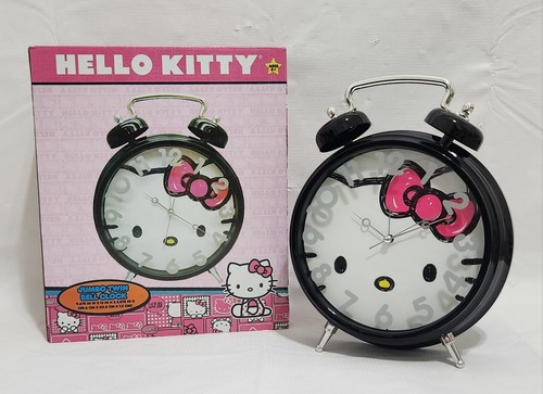 Sanrio Hello Kitty Jumbo Twin Bell Clock-NEW 688955184572| eBay