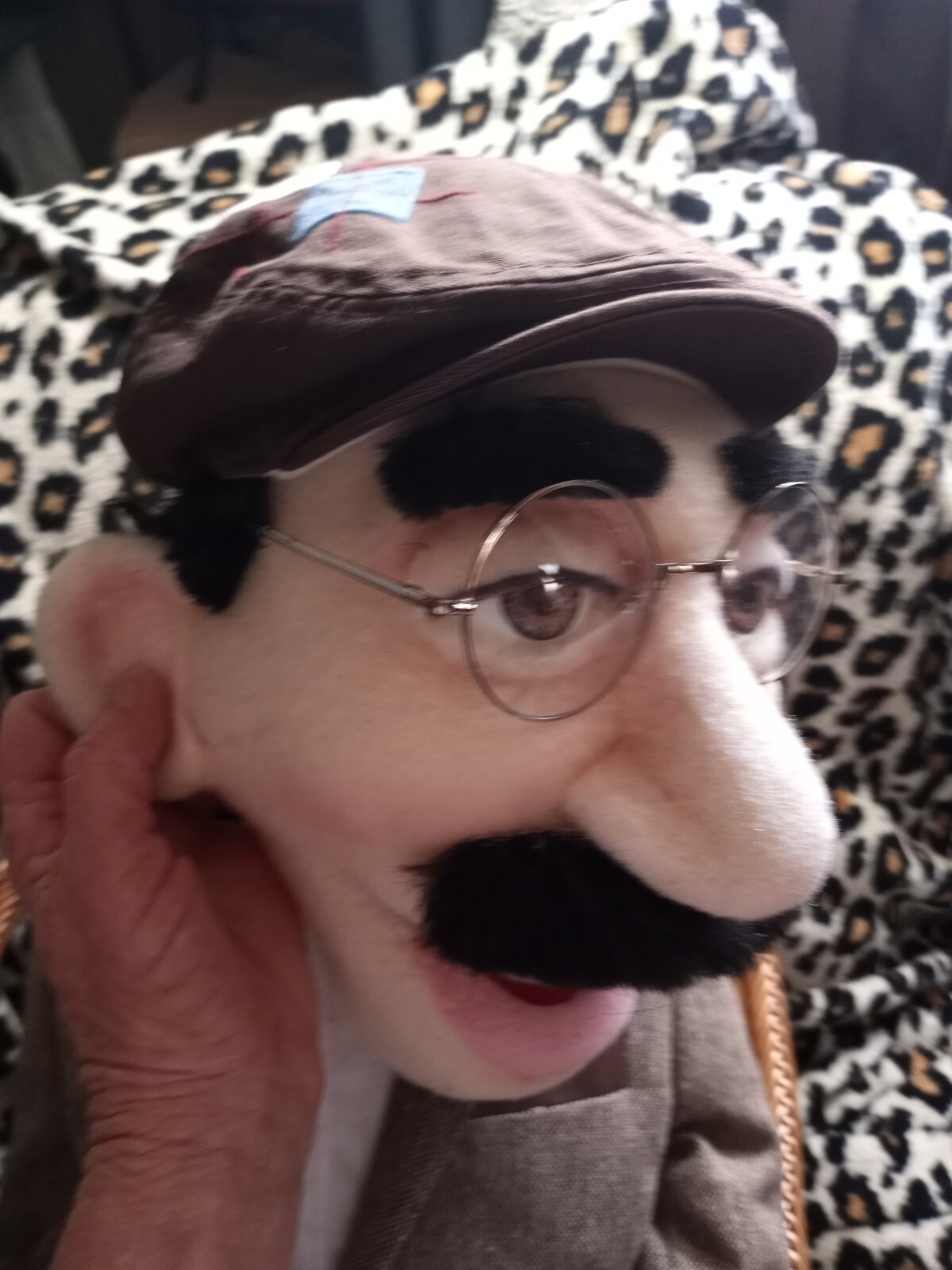 GROUCHO MARX Vent Figure Custom One Of A Kind Professional Soft Puppet ...