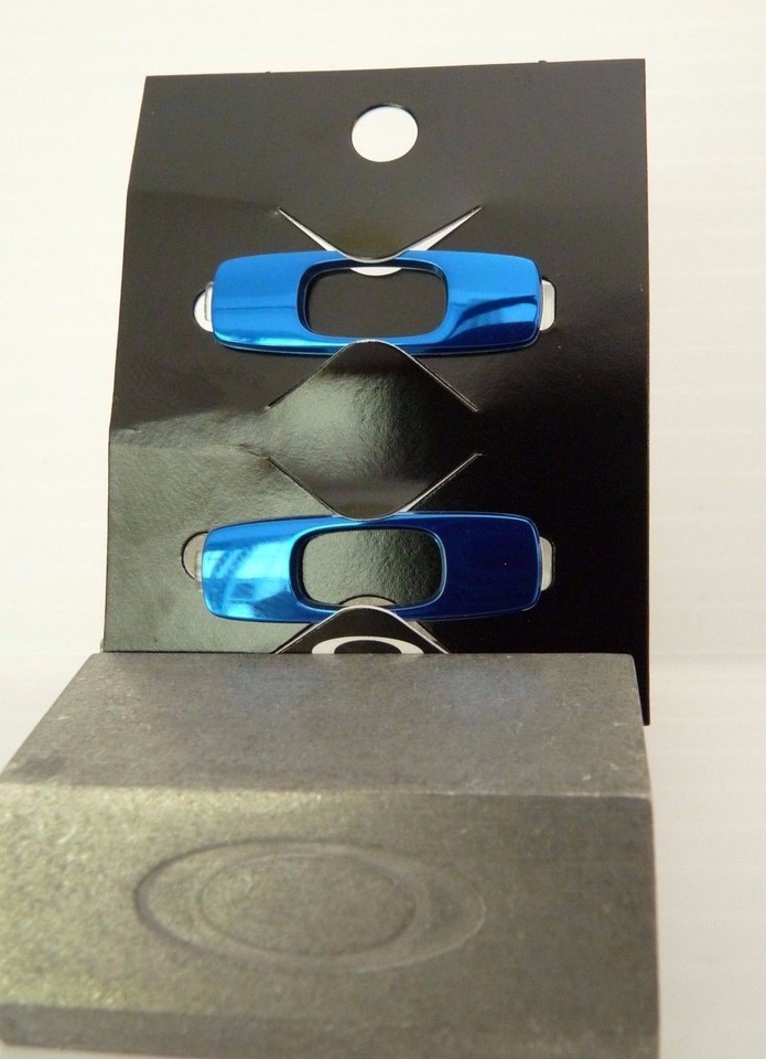 OAKLEY BATWOLF ICONS INTERCHANGEABLE chrome diamond red orange green ...