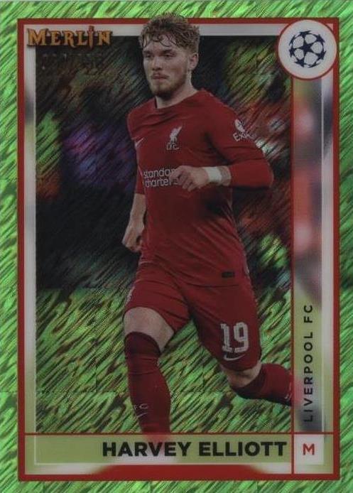 2022-23 Topps Merlin UEFA Club Competitions - Harvey Elliott #87 Neon ...
