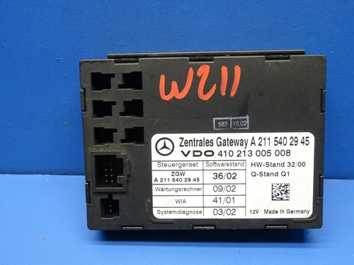 MERCEDES CLASSE E W211 MODULE CONTROLE ZGW A 211 540 29 45 ...