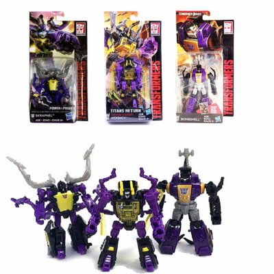 Set 3 Transformers Legends Insecticons Bombshell Shrapnel Kickback Toy ...