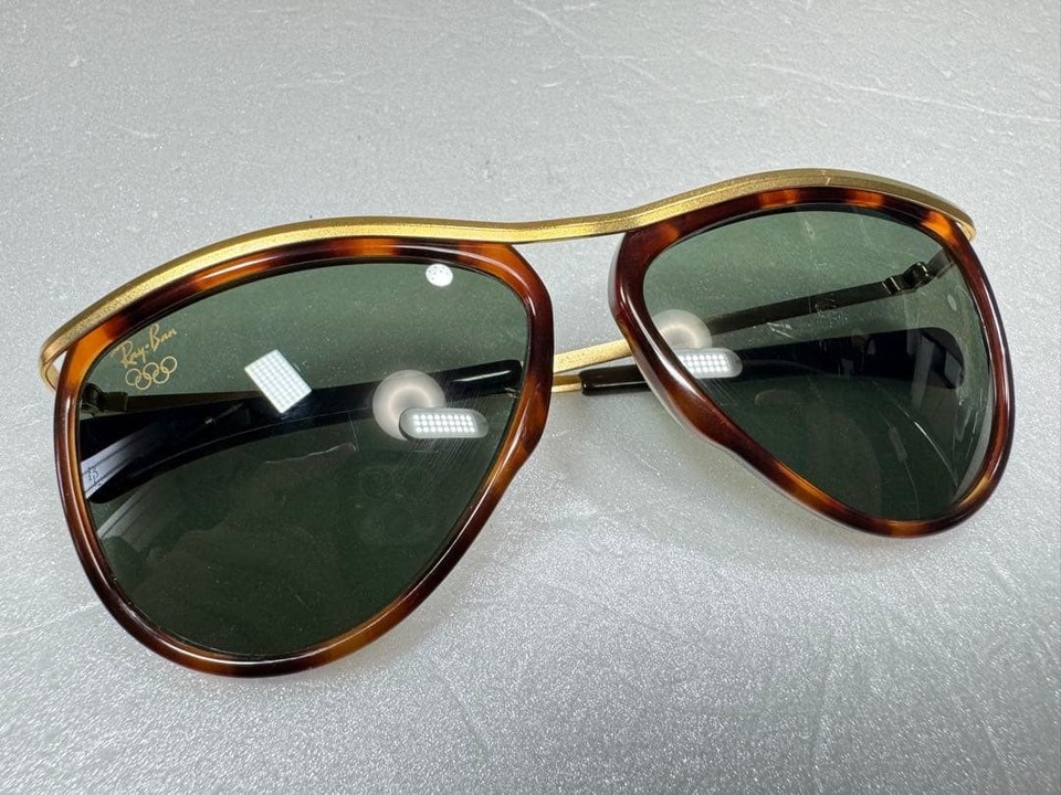 B L Ray-Ban Olympian Aviator Olympic Model G15 USA Vintage Rare BL Logo ...