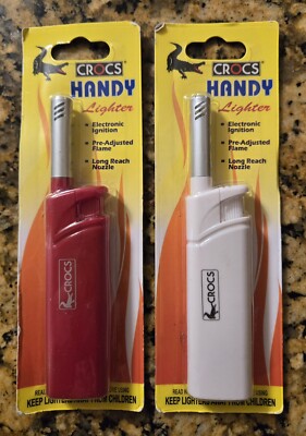 CROCS HANDY LIGHTER RED & WHITE NEW | eBay