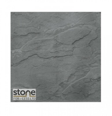 30 x BRADSTONE PEAK RIVEN DARK GREY PAVING FLAGS 600x600mm CODE 23031 ...