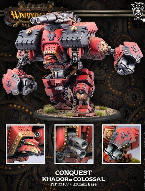 Khador Conquest/victor Colossal Warjack Privateer Press Warmachine ...