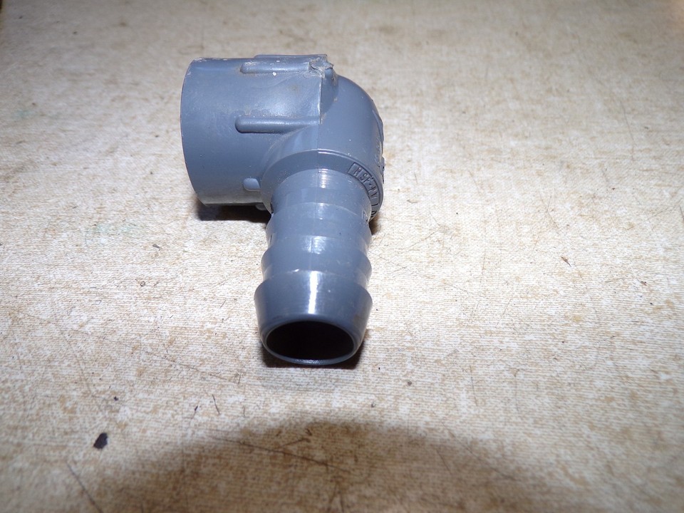 Dura Plastic 90 Degree Threaded Connection Elbow D2609 SCH40 *FREE ...