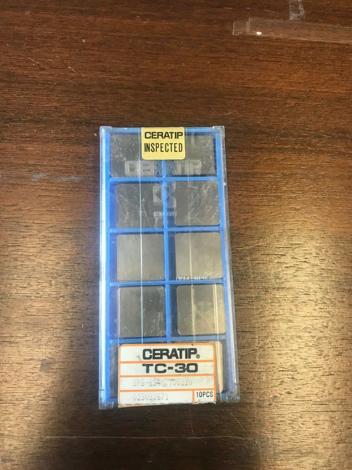 CERATIP Inserts SPG-634 T00320 Pack of 10 Grade TC-30 NIB | eBay