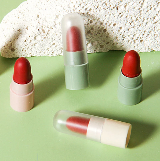 5pcs/Box Mini Capsule Lipstick Long Lasting Non-stick Cup Lip Tint ...