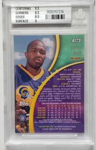 1999 Topps Stadium Club Chrome - #134 Torry Holt (RC) for sale online ...
