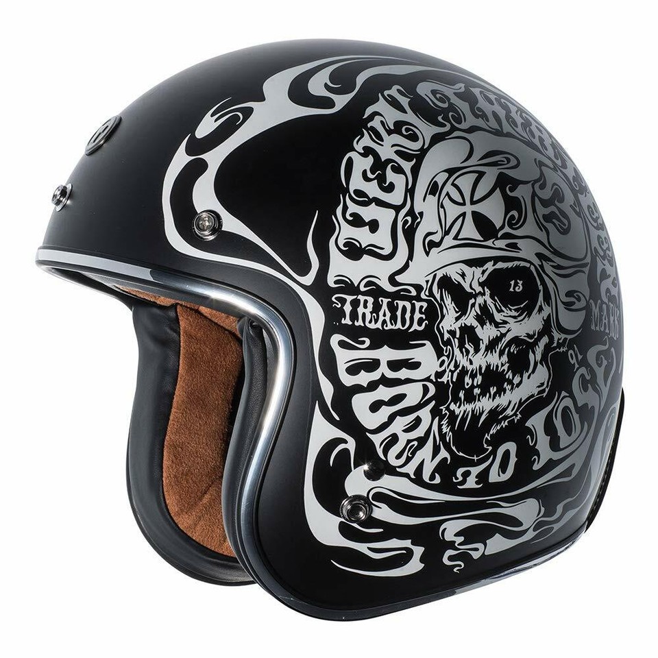 New TORC T50 Open Face 3/4 Motorcycle Helmet DOT Cafe Racer Retro ...