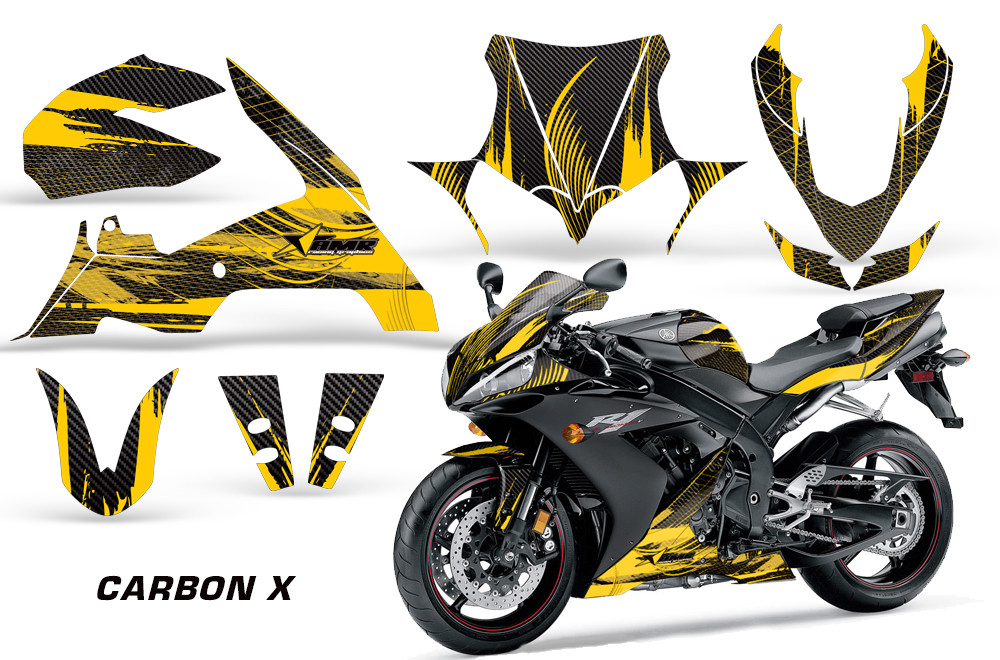 Black Gold Yamaha R1 Decal