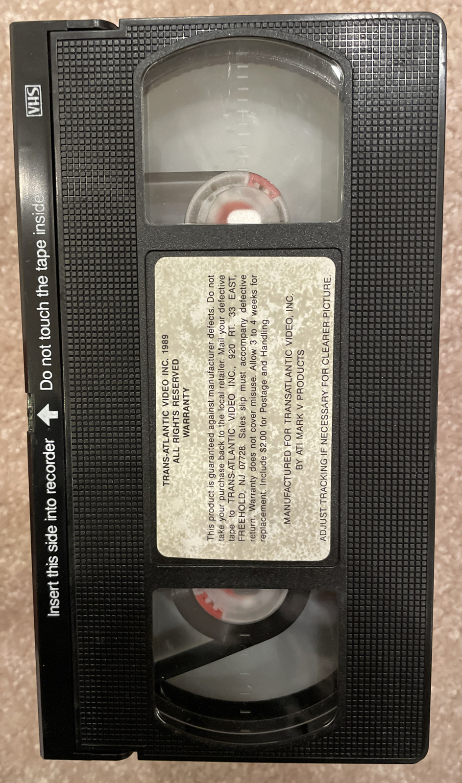 Low Impact Aerobic Workout For Everyone VHS Video Tape 1987 30 Minute ...