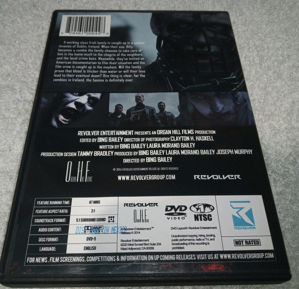 ABOUT A ZOMBIE DVD ONCE A ZOMBIE ALWAYS A ZOMBIE dvd HORROR Halloween ...