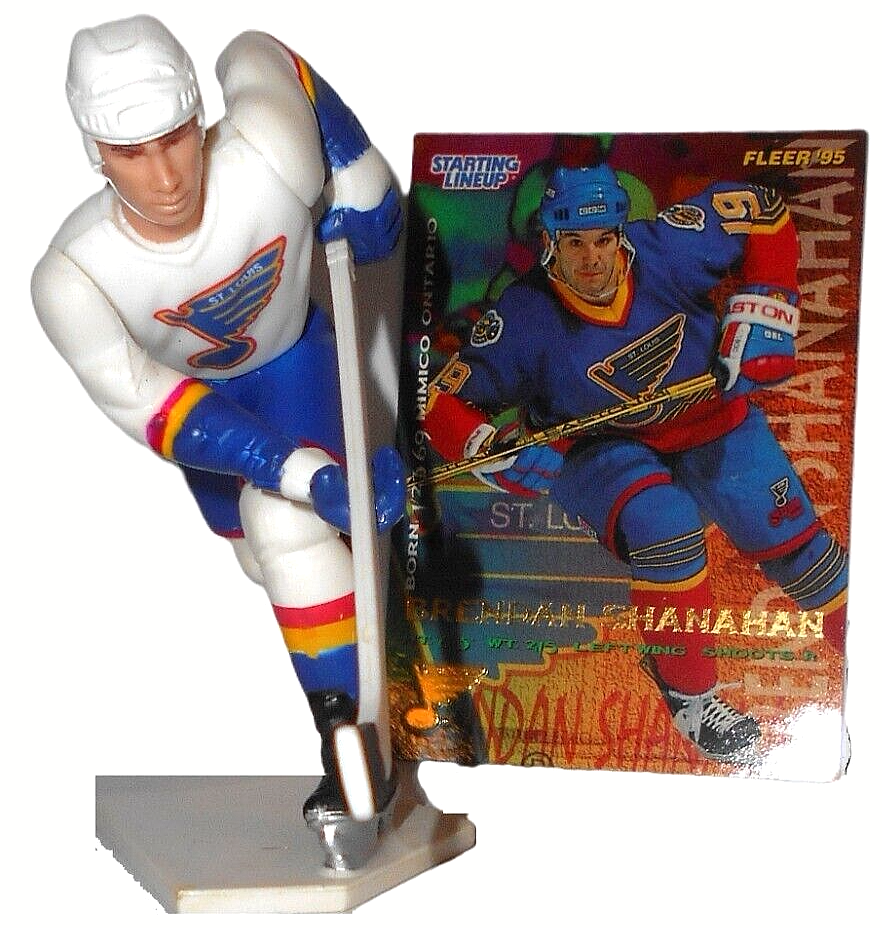 Starting Lineup BRENDAN SHANAHAN 1995 St Louis Blues 19 vintage hockey ...