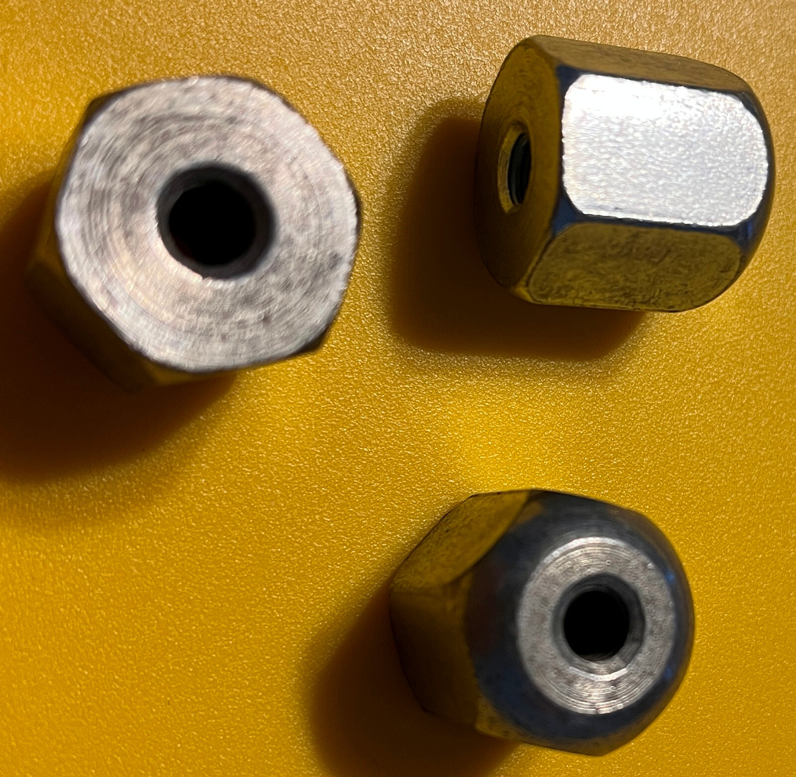 THREE 3 Steel Saber Fencing 6mm thread Pommel Nuts for Swords ...