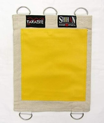 1 Sections Rexion (YELLOW) Rezā LEATHER Wing Chun Canvas Wall Striking ...