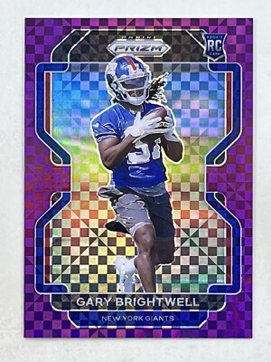 Gary Brightwell 2021 Panini Prizm Rookie Purple Power RC /49 #400 ...