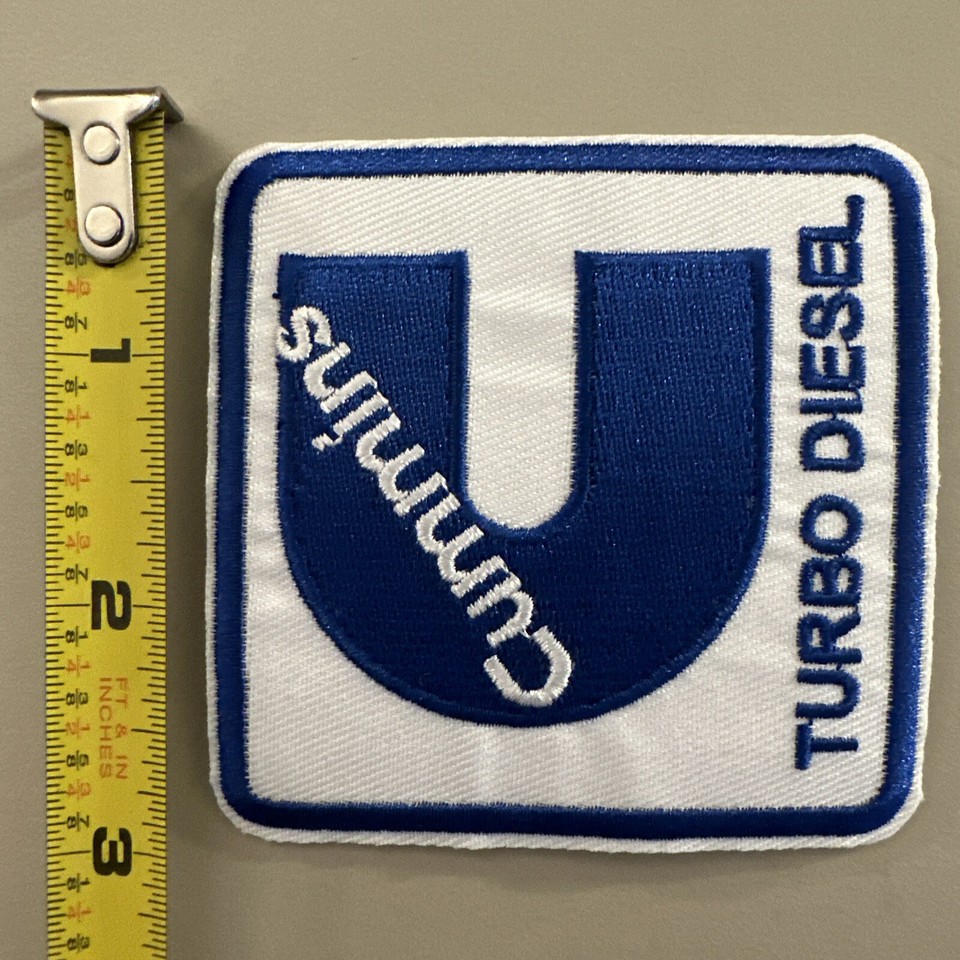 Cummins Turbo Diesel - Embroidered Iron on patch | eBay