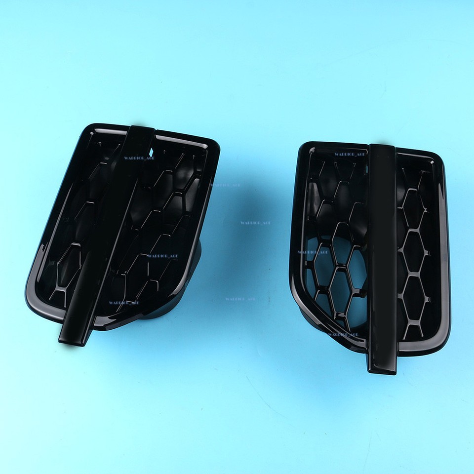 R&L Side Grille Air Intake Fender Vents In Gloss Black For Land Rover ...