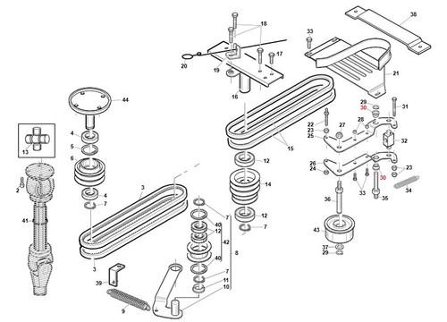 Bush Brass Mower Models GTR Original Gianni Ferrari 95001000060 | eBay