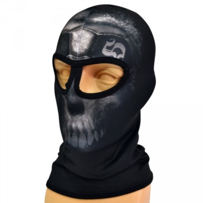 BIKE SKULL MOTORCYCLE FACE MASK BALACLAVA HOOLIGANS ULTRAS FOOTBALL ...
