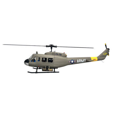 Roban RTF 470 Size UH-1D RC Helicopter GPS Scale Model Army Green Yellow Tail | eBay