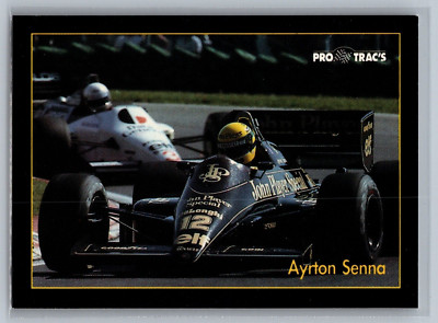 1991 Pro Trac's Formula One Series Ayrton Senna #101 Trading Card | eBay