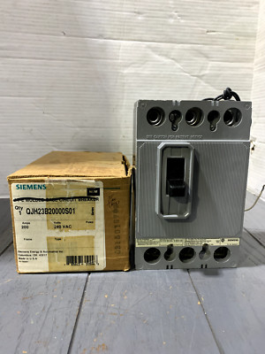NEW IN BOX SIEMENS QJH23B200 W/SHUNT (3P-200A-22K-240V) *SHIPS SAME DAY ...