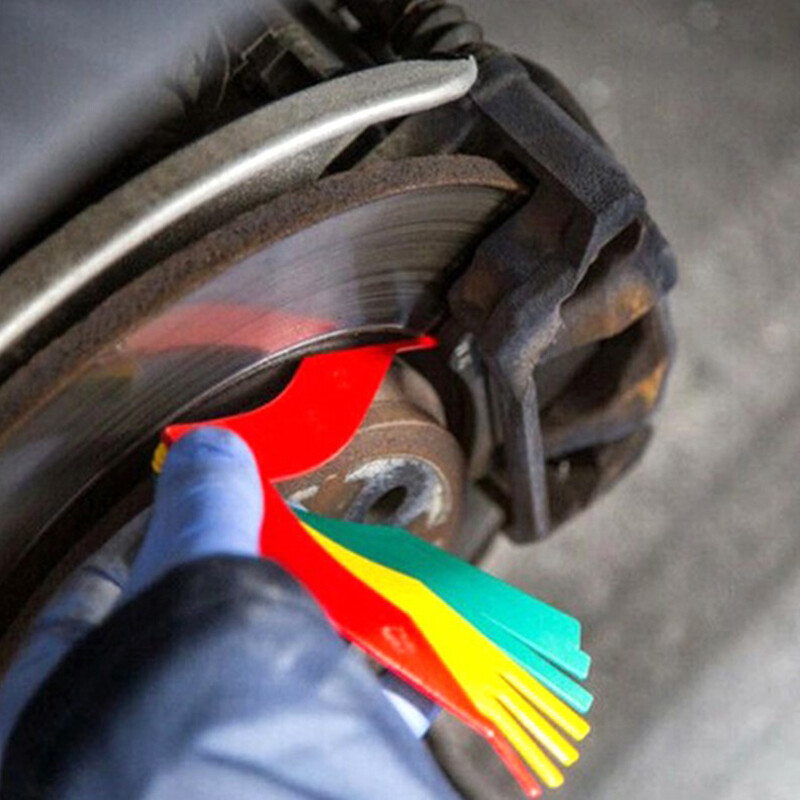 New 8 In 1 Brake Pad Measuring Tool Gauge Feeler Tester Scale Lining ...