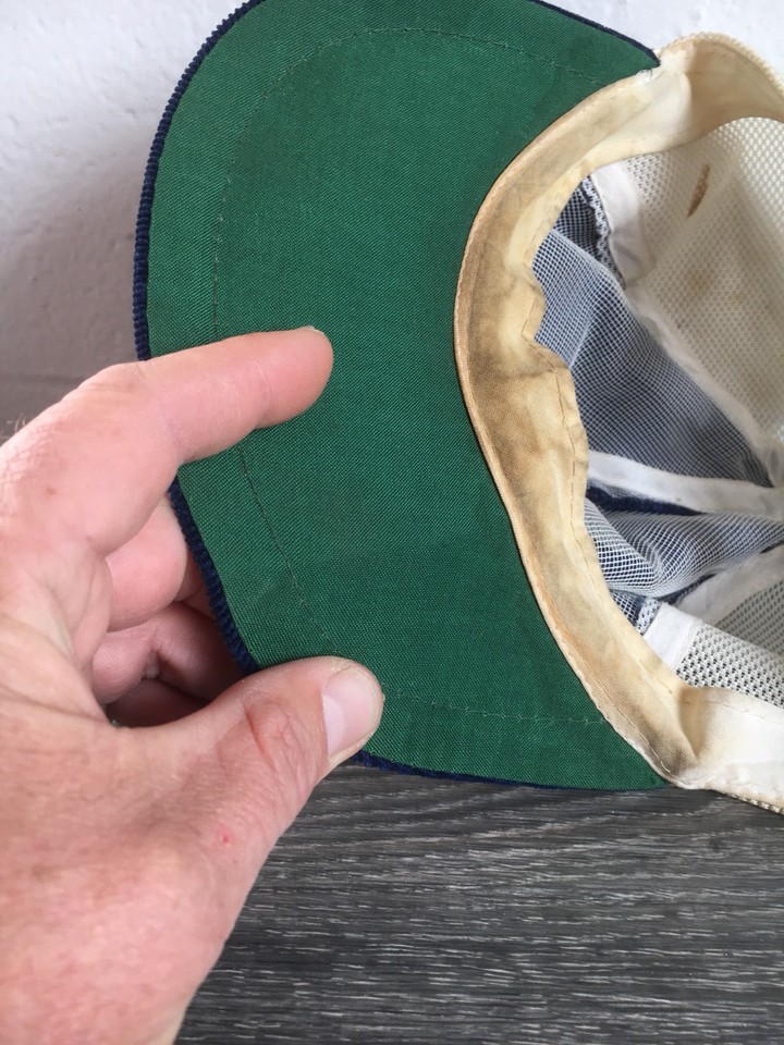 Tupperware Hat Vtg 70s Rare Square Snapback Patch Corduroy Mesh 2 Tone ...