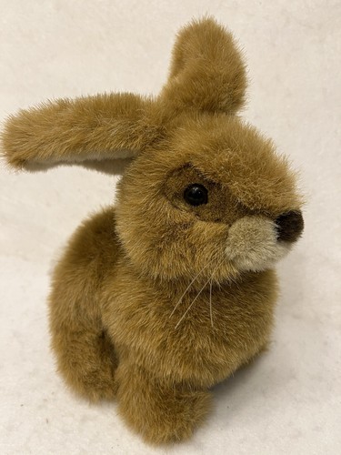 Fiesta Brown Rabbit Plush Sitting 8 inches Stuffed Bunny Animal Easter ...