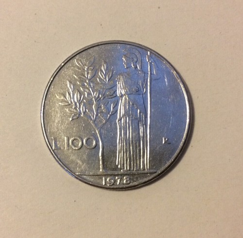Repubblica Italiana 100 LIRE Minerva 1978 Moneta RARA | eBay