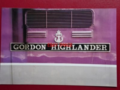 PHOTO NAMEPLATE CLASS 55 LOCO GORDON HIGHLANDER | eBay UK