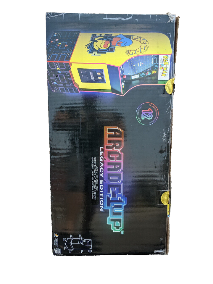 BOX ONLY Arcade-1Up Legacy Edition Pac-Man Bandai Namco Light Up ...