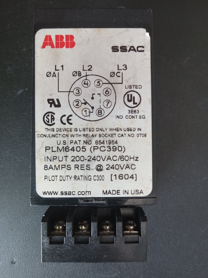 ABB PLM6405 SSAC Voltage Monitor | eBay